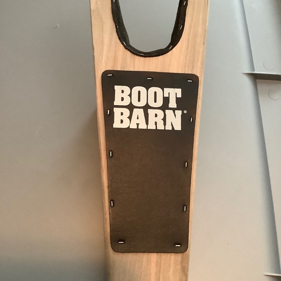 Boot barn | Other | Boot Barn Boot Jack Wooden And Leather To Help ...